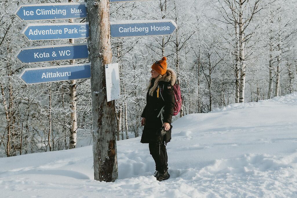 Pyhätunturi Lapland - Hiking to the Top of Pyhä in Winter - In the ...