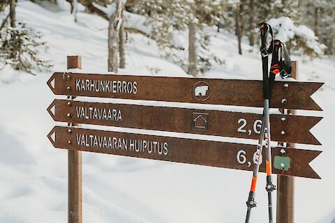 Best Hike in Ruka Finland - Valtavaara Winter Trail - In the Woods, Dear