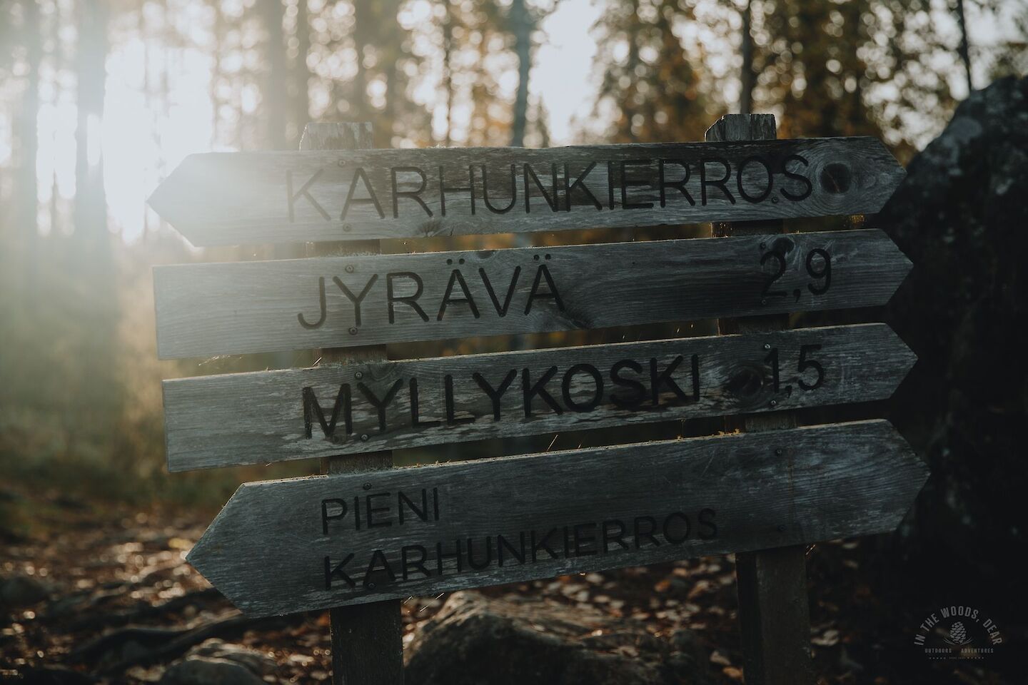 Pieni Karhunkierros (Small Bear's) Trail near Ruka Finland - In the ...