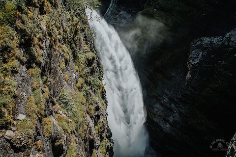 Gorsabrua - Bridge Above 153m Canyon, Birtavarre Norway - In the Woods ...